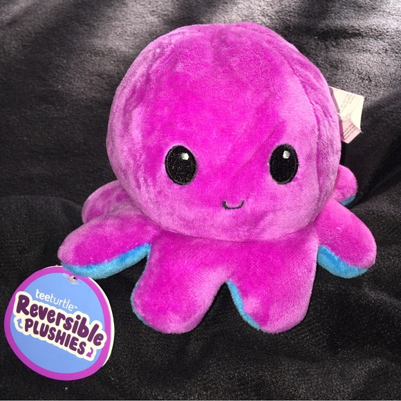 Teeturtle | Toys | Teeturtle Reversible Octopus Emotion Plushie Nwt ...
